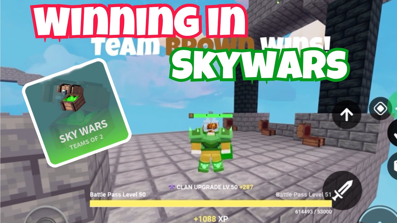 How To Win Every Skywars Match You Play…(Roblox Bedwars) - YouTube