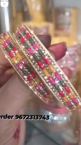 beautiful design mein daily wear kade on SD bangles #lakh #bangle #lakh ...