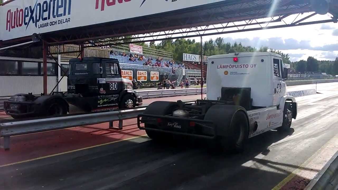 Big Rig Drag Race Mantorp 2013 part 2 - YouTube