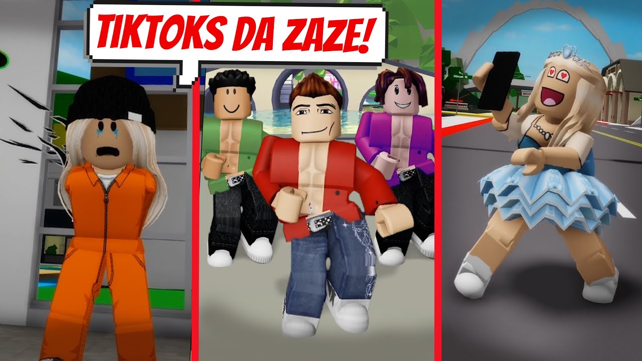 Pt2 | Melhores Tiktkos da ZazeBlox | Minhas Trends de Roblox - YouTube