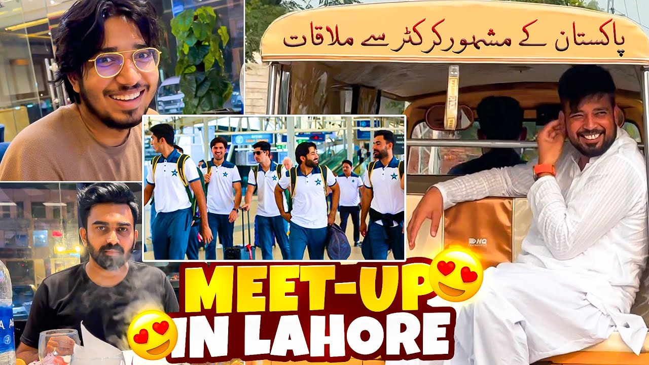 I Met BABA OP in Lahore📍| Meet-Up With Famous Pakistani Cricketers🏏 ...