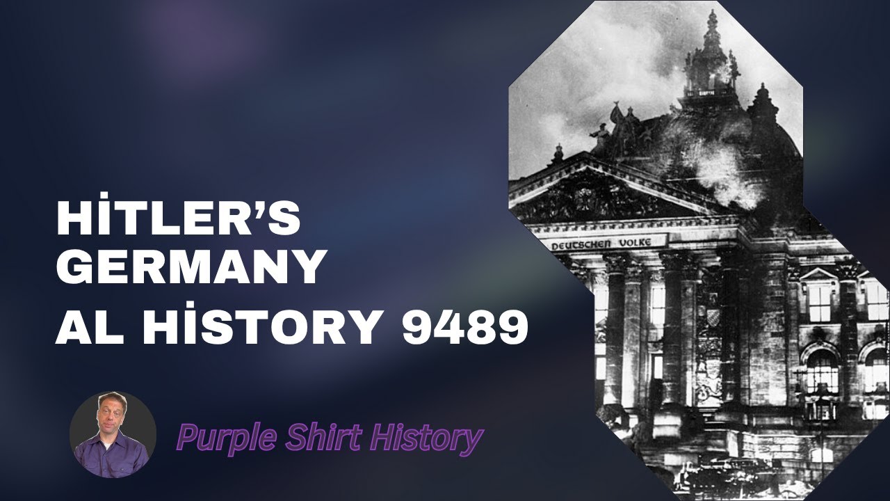 Cambridge AL History 9489 Paper 4 Hitler's Germany 1929-1941 - YouTube