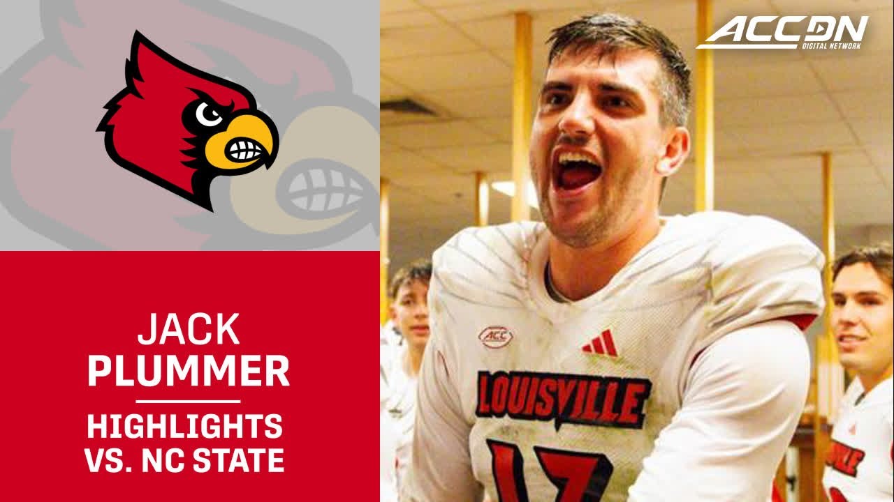 Louisville QB Jack Plummer Highlights vs. NC State - YouTube