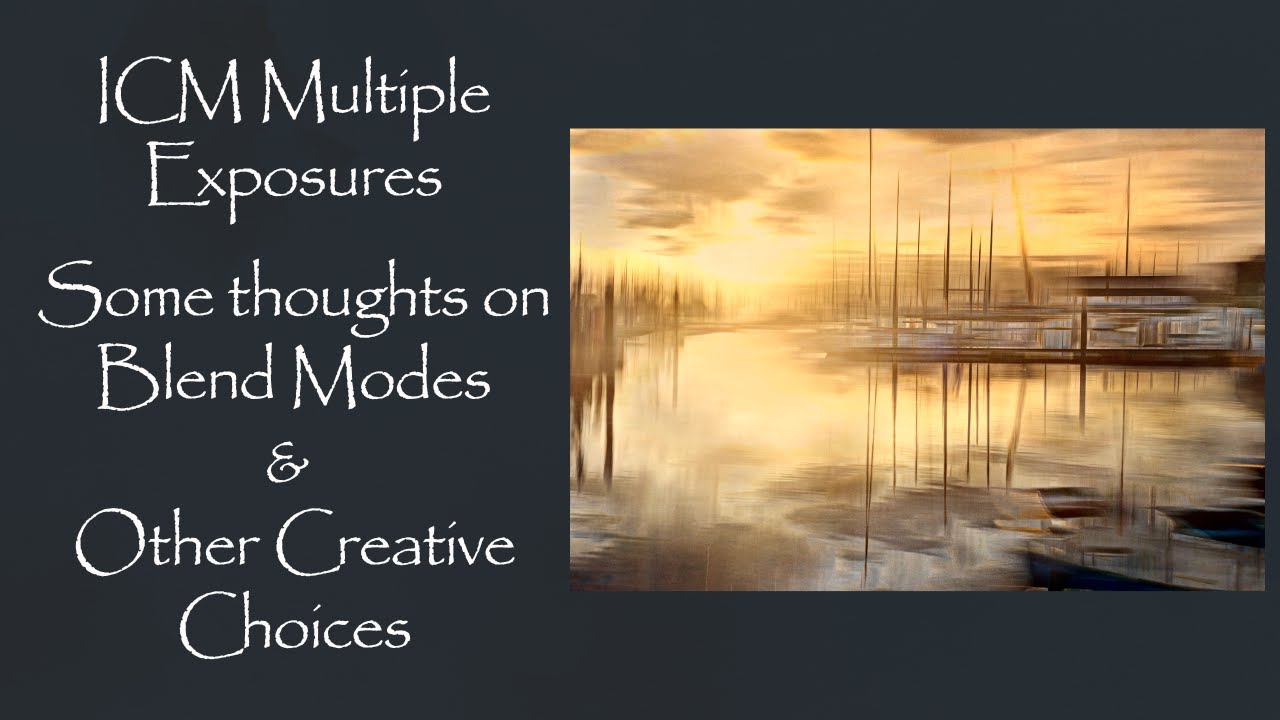 Intentional Camera Movement Multiple Exposures In Camera - Some ...