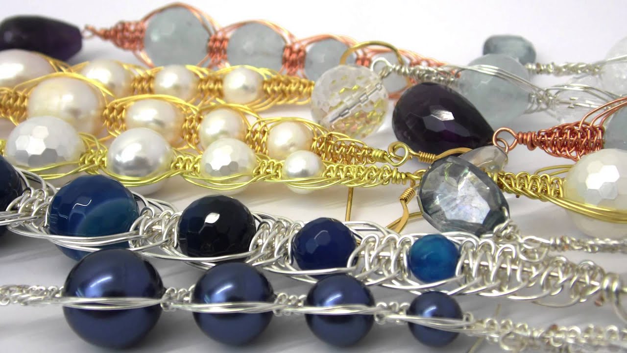 JewelleryMaker: Macrame With Wire Workshop Interview - YouTube