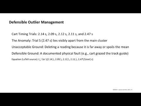 Lesson 02: Laboratory Notebooks, Data Integrity, and Outliers