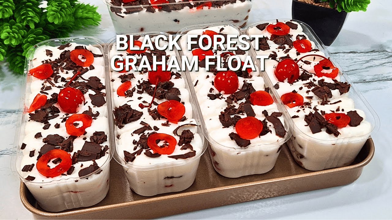 Black Forest Graham Float Recipe Negosyo Idea for Valentines - YouTube