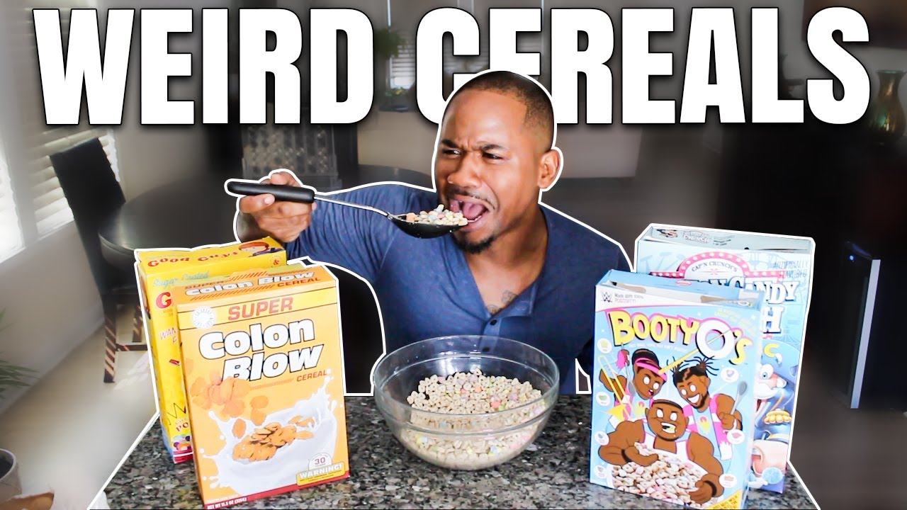 TRYING WEIRD CEREALS AGAIN *Part 3* | Taste Test | Alonzo Lerone - YouTube