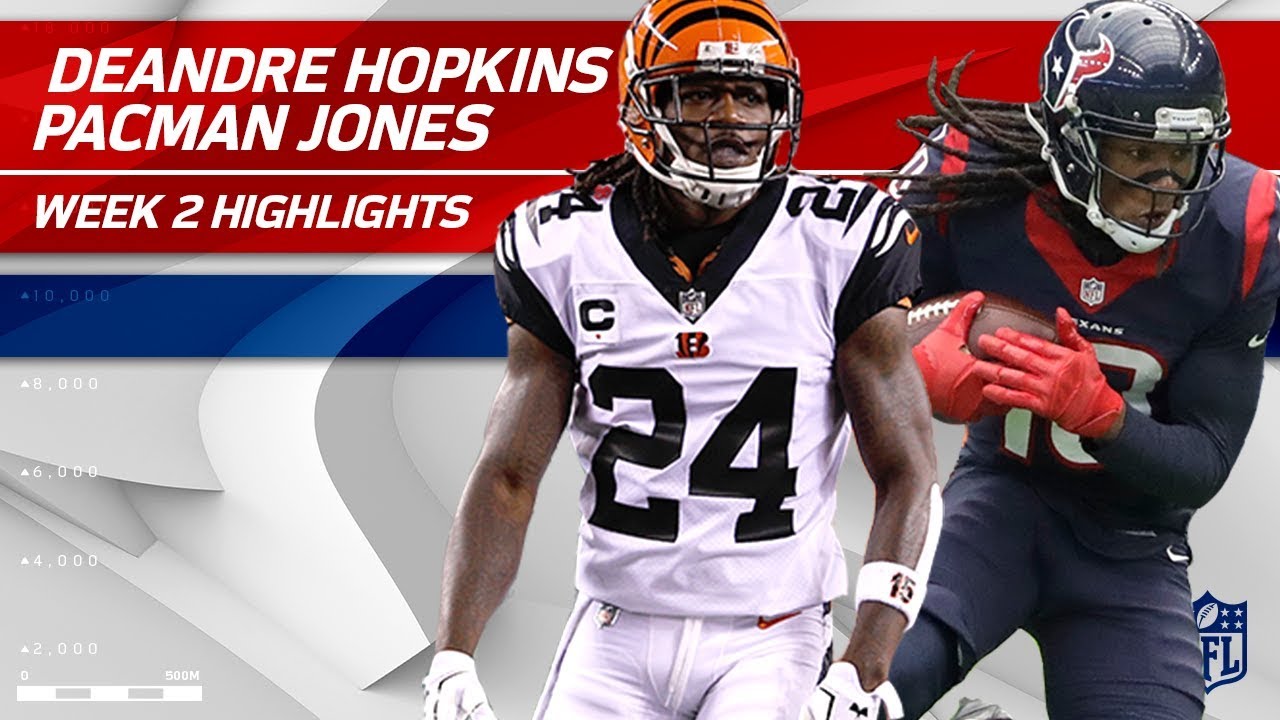 DeAndre Hopkins vs. Adam 'Pacman' Jones | Texans vs. Bengals | NFL Wk 2 ...