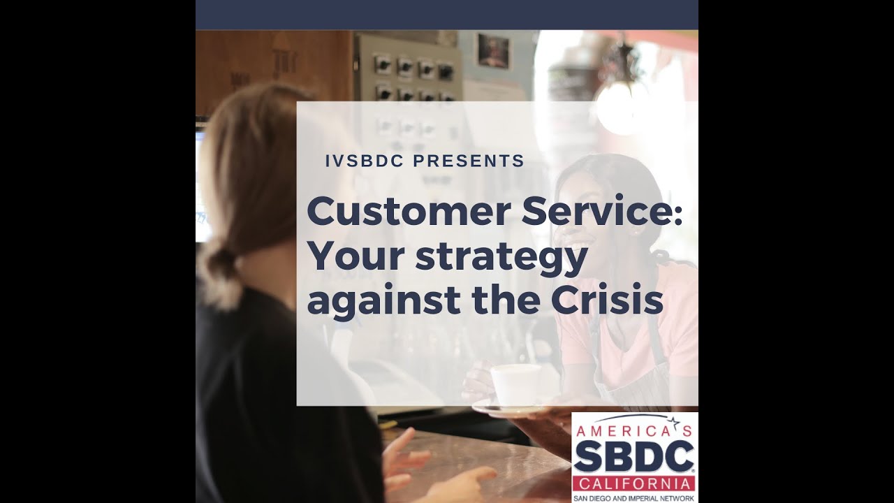 Customer Service: Your strategy against the Crisis - YouTube