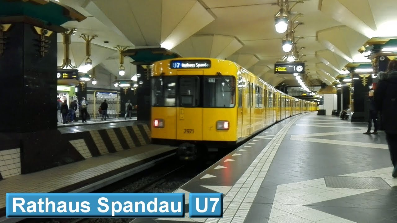 Rathaus Spandau U7 : U-Bahn Berlin ( BVG F90 - F92 - F84 ) - YouTube