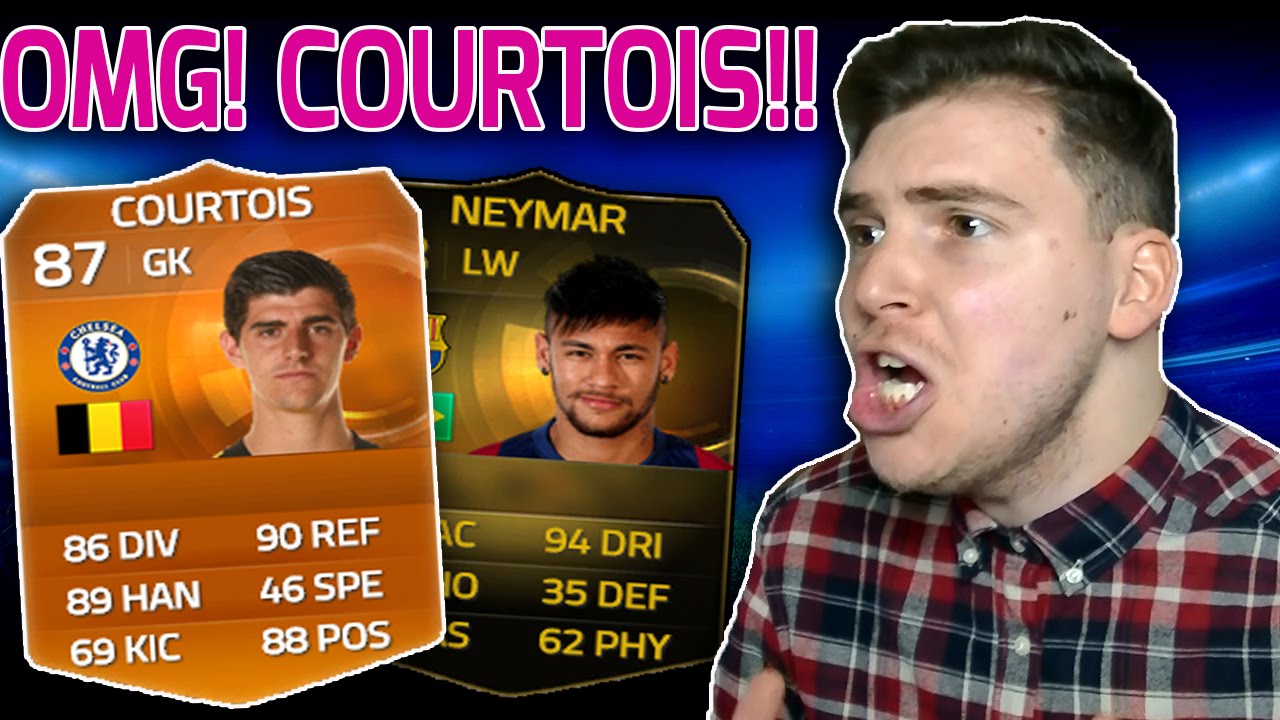 COURTOIS MOTM in a Pack! NEYMAR SIF [MEGA PACK OPENING - FIFA 15 ...