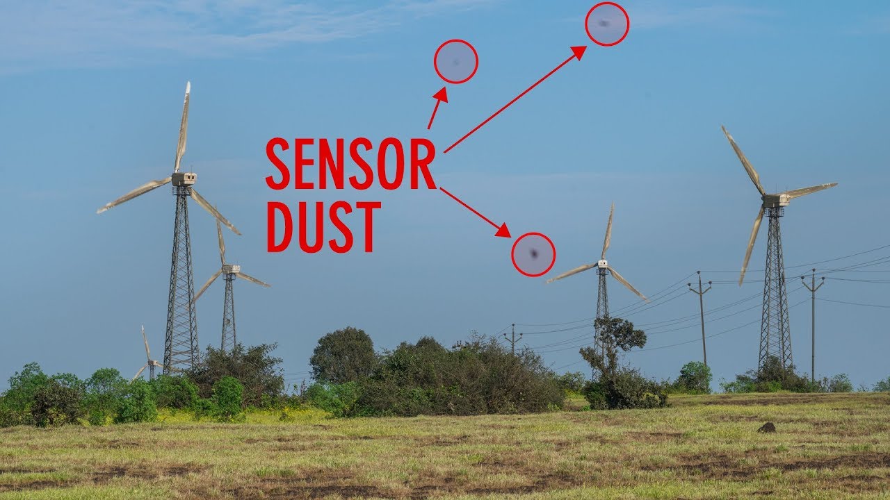 HOW TO DEAL WITH SENSOR DUST | Removing Dust from Images & Videos ...
