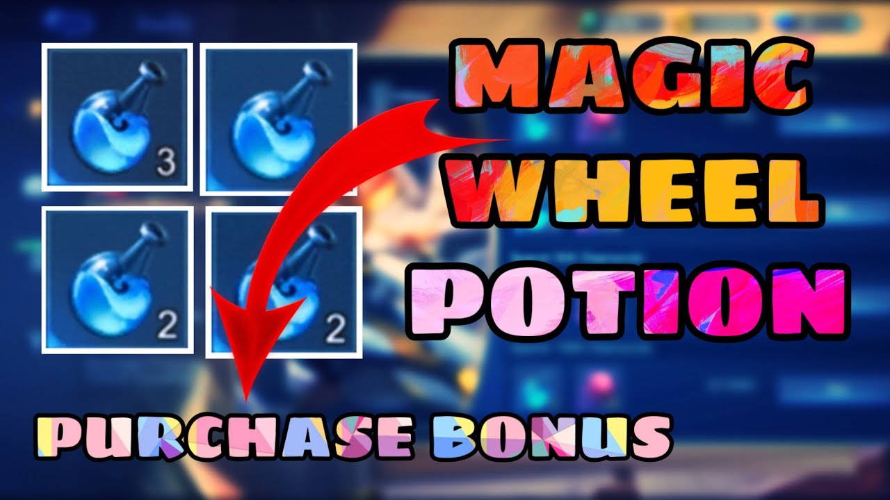 How to get Magic Wheel POTION DRAW MAGIC CRYSTAL For LEGEND SKIN MOBILE ...