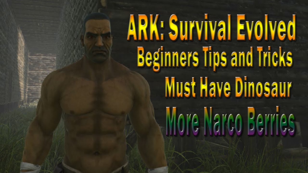 ARK Survival Evolved - Beginners Tips and Tricks - How to Get Narco ...