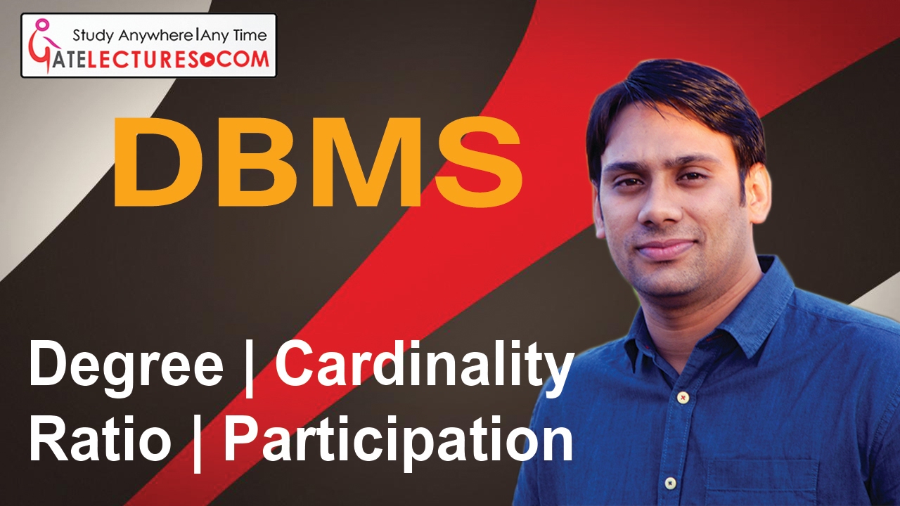 Database Management System 08 Degree Cardinality Ratio and Participation - YouTube