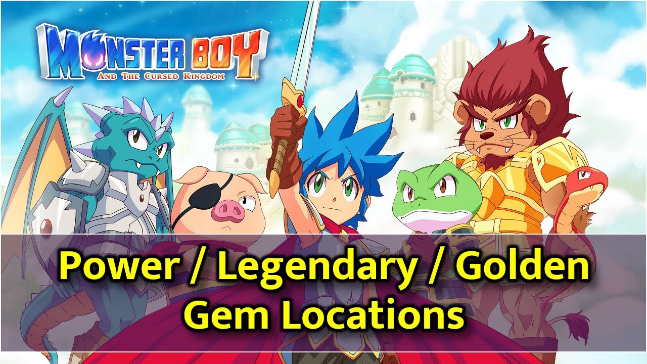 Monster Boy and the Cursed Kingdom - All Gem Locations - YouTube