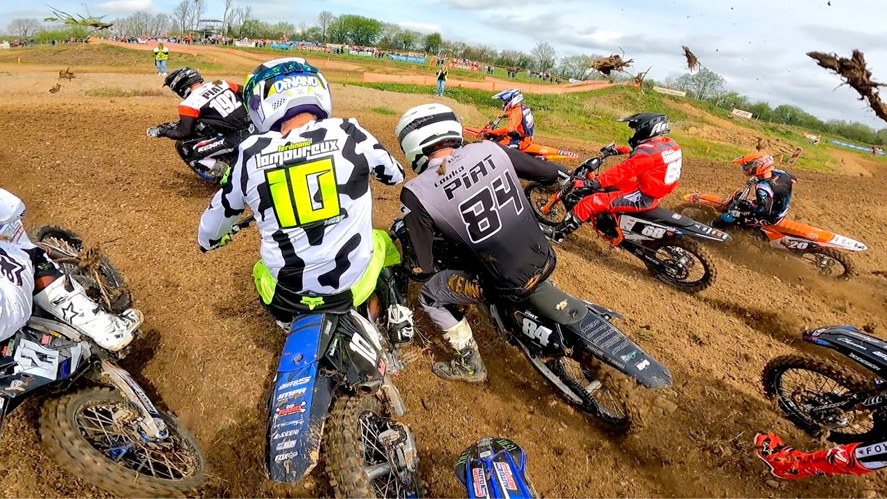 VICTOIRE 125cc 🔥🏆//COURSE MOTOCROSS // La Neuville aux joutes - YouTube