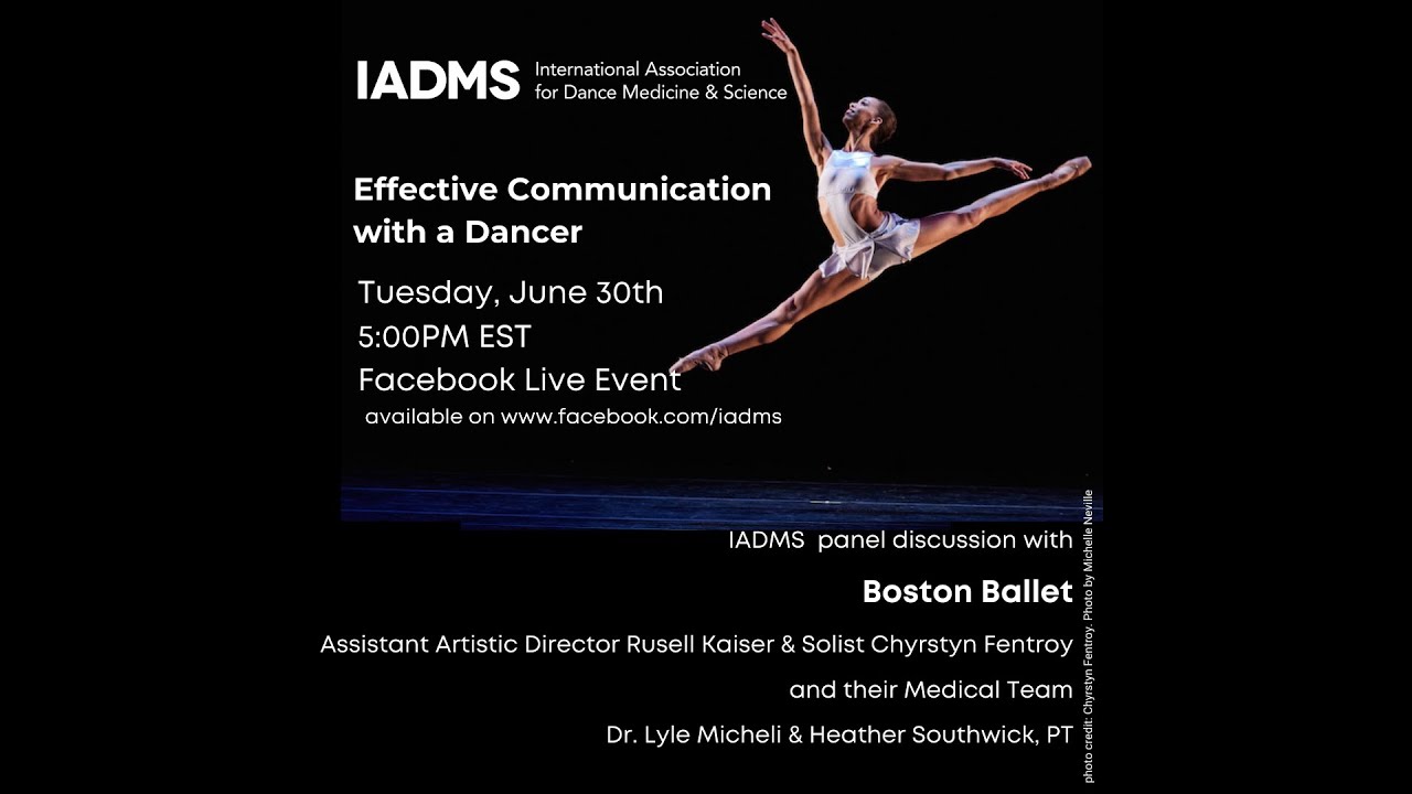 Effective Communication with a Dancer - YouTube