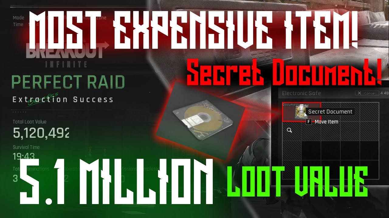 obtain the secret document in arena breakout - YouTube