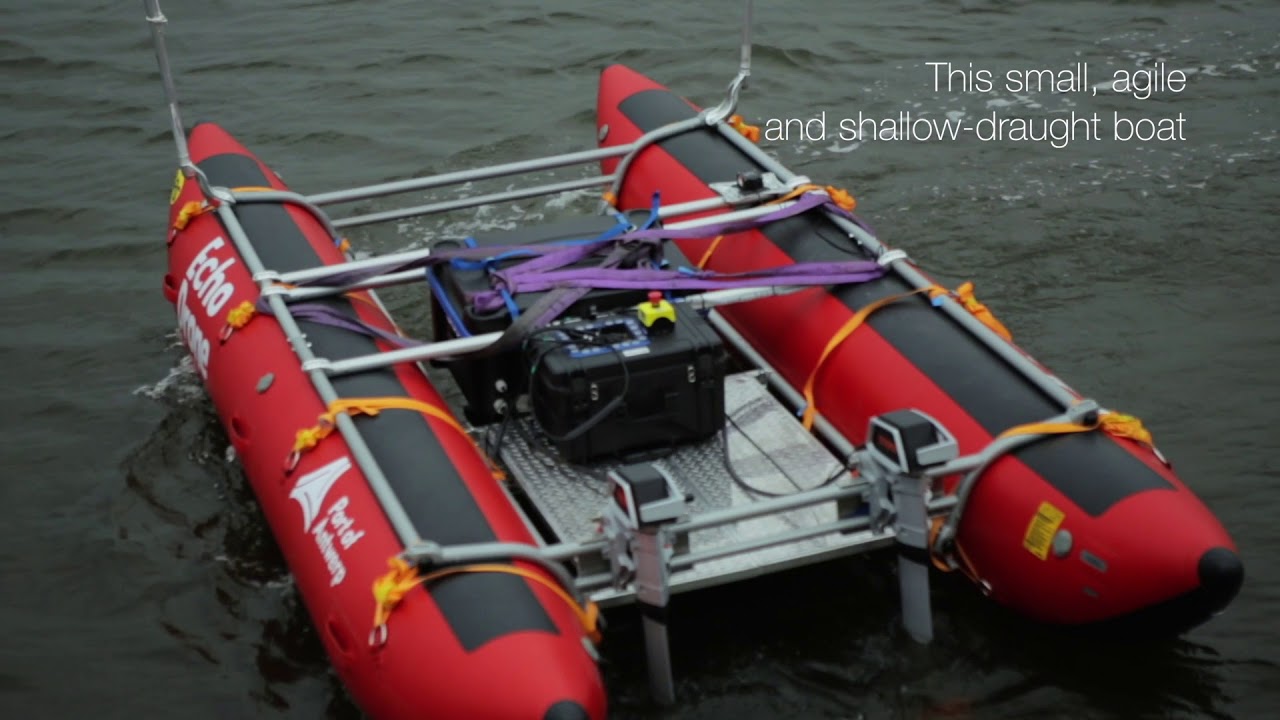 Echodrone: innovative autonomous sounding boat with unique technology ...