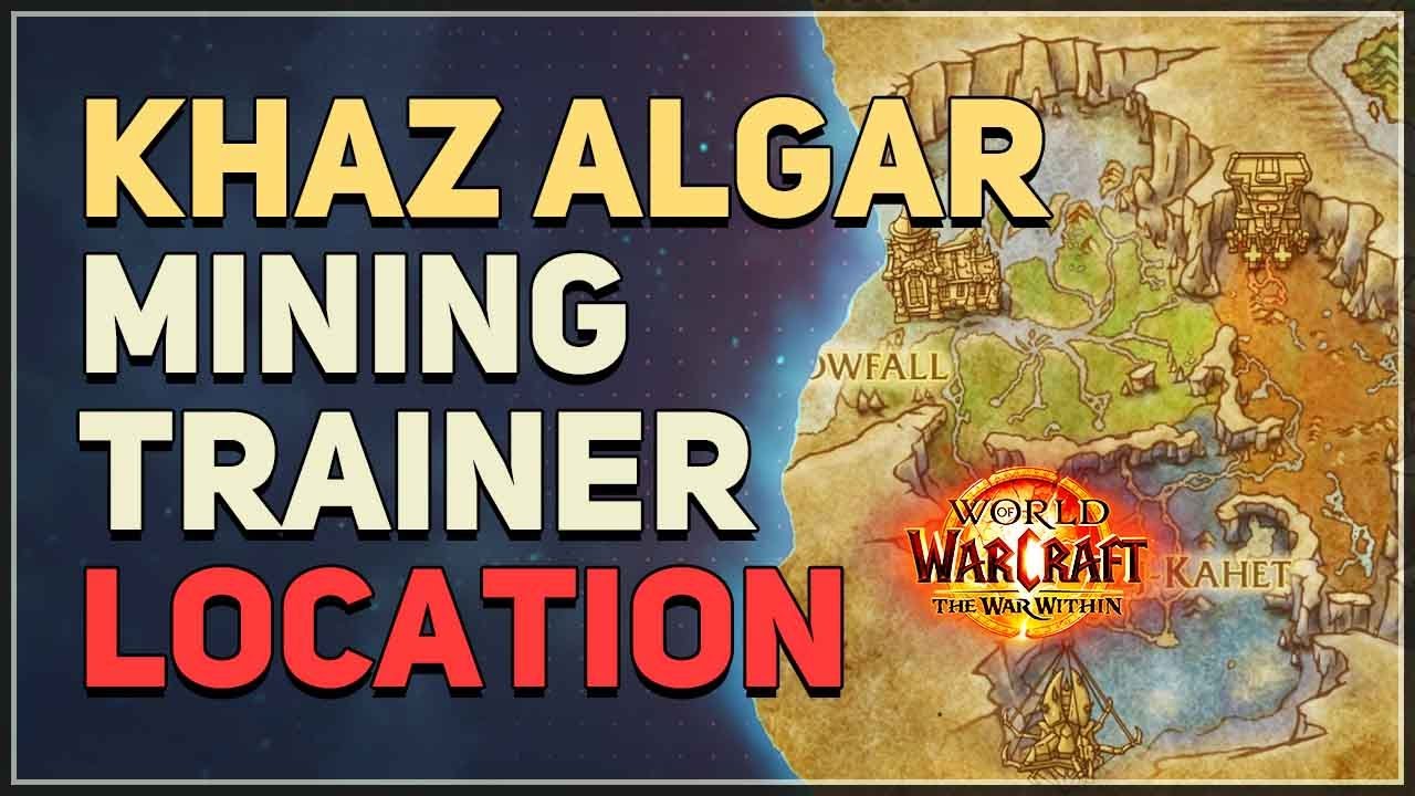 Khaz Algar Mining Trainer Location WoW The War Within - YouTube