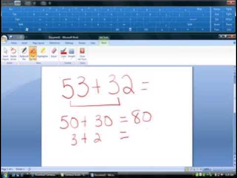 addition strategies - YouTube