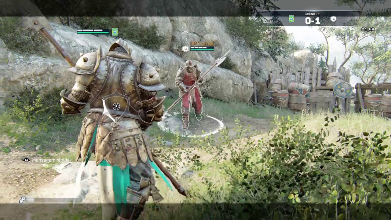 For Honor - Tutorial Justiceiro (Cavaleiros) - YouTube