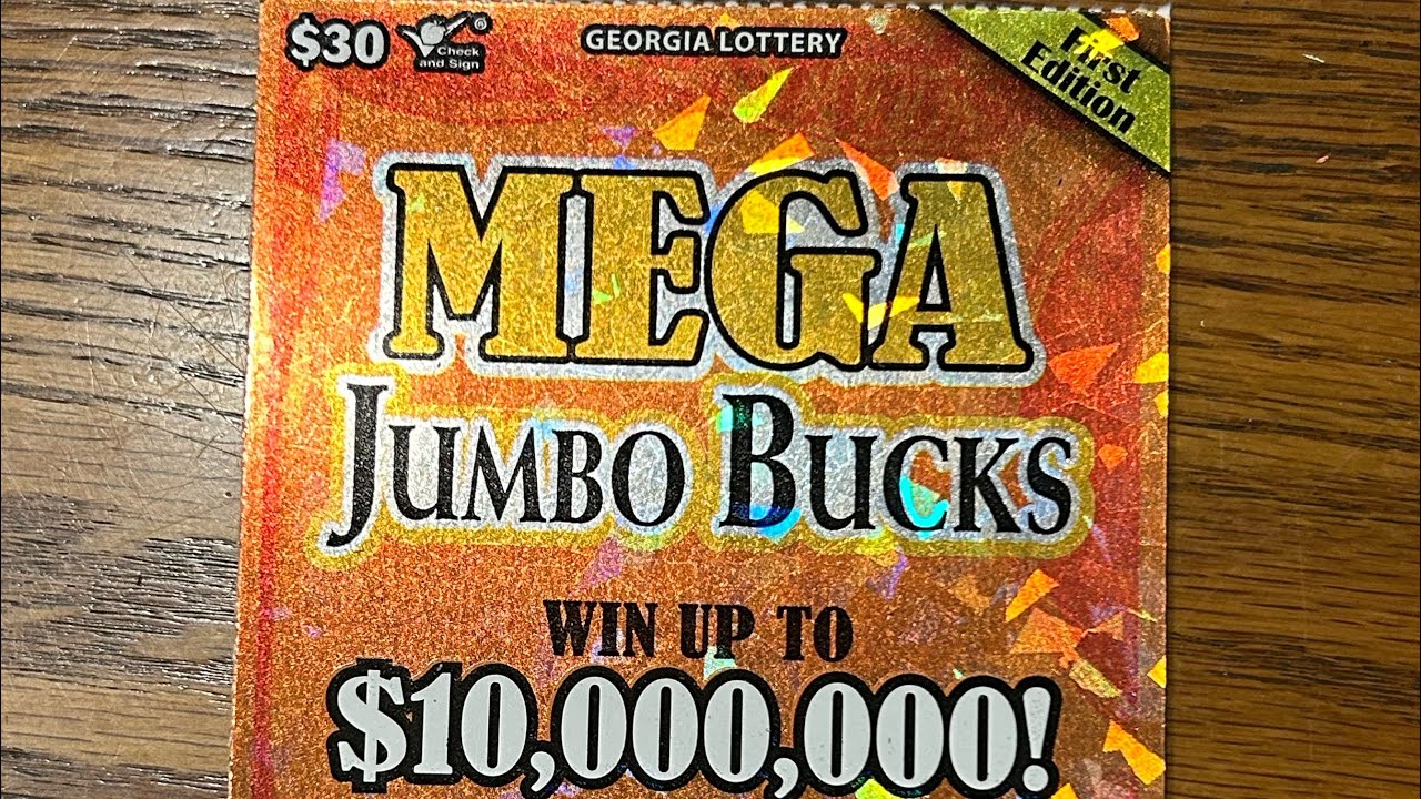 Black box special! 🤑 Mega Jumbo Bucks $30 Georgia lottery ticket - YouTube