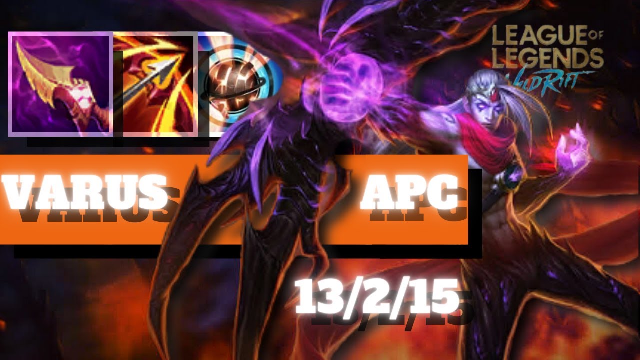 Wild Rift: Varus AP Carry Build, Itens e Runas | Varus Gameplay - YouTube