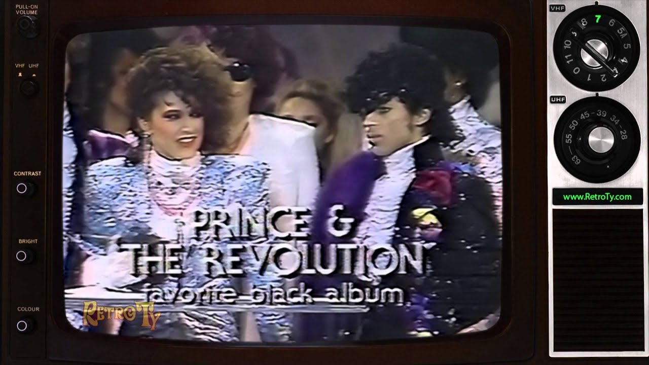 1985 - Prince at the American Music Awards - YouTube