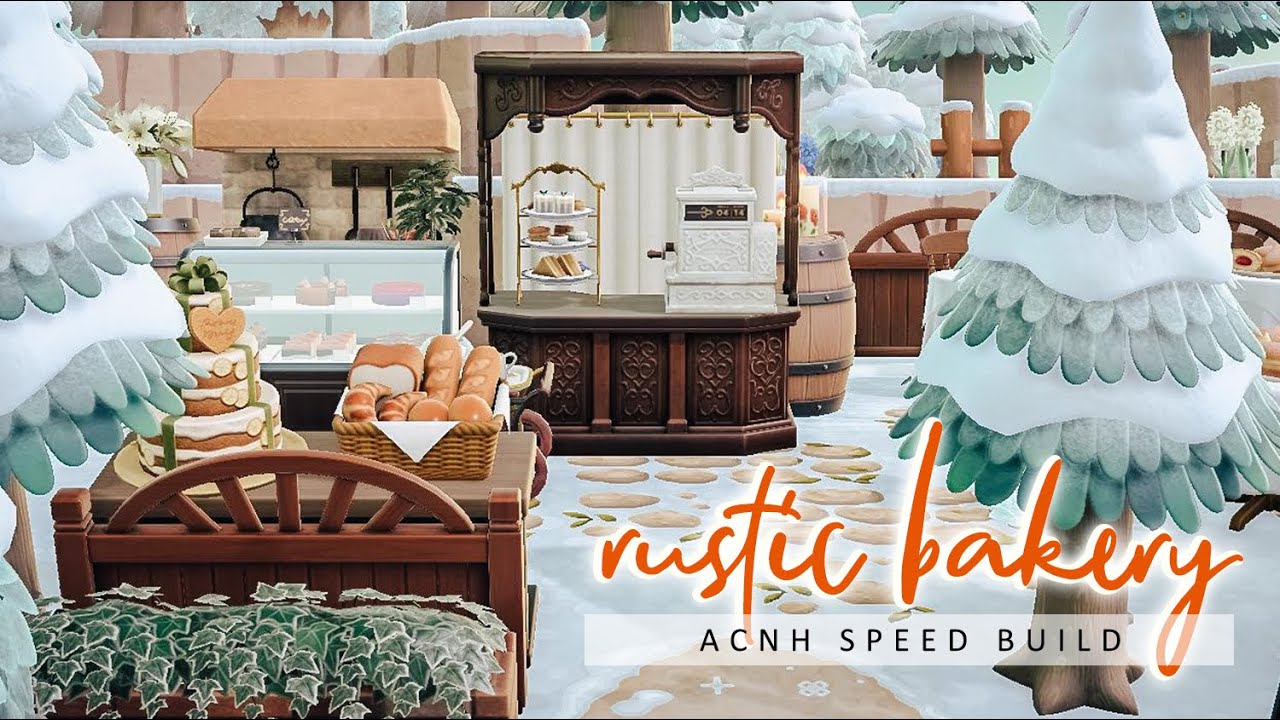 #ACNH Speed Build: Rustic Bakery | Charmaine Dulak - YouTube