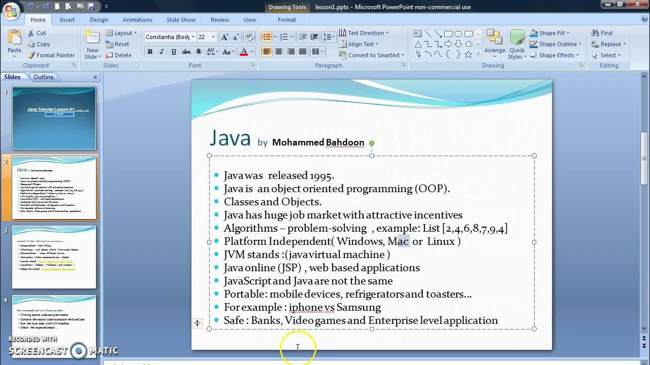 Java Tutorial Lesson#1 In Somali - YouTube