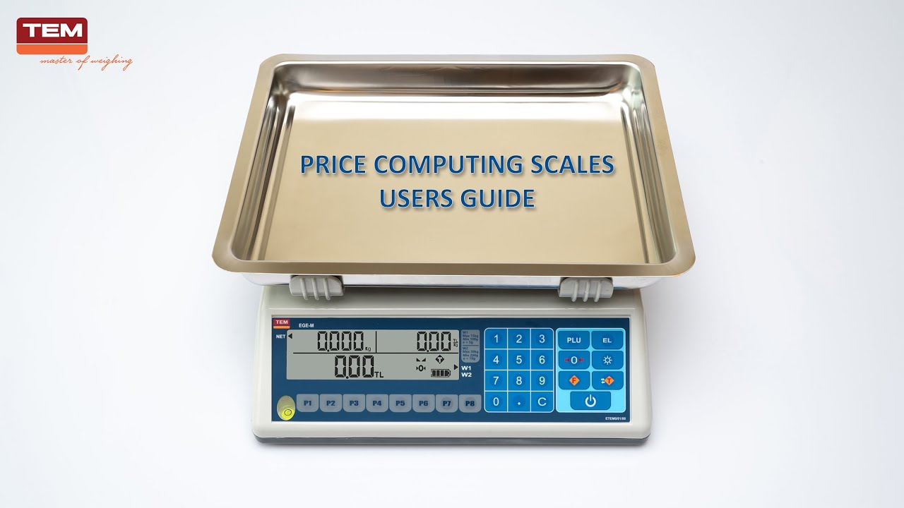 Price Computing Scales Users Guide - YouTube