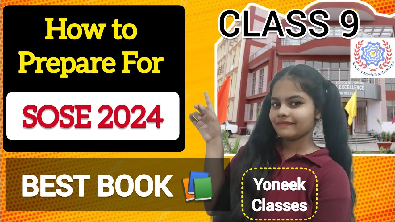 SOSE 2024-25 class 9 Best books for All Domains| How to prepare for ...