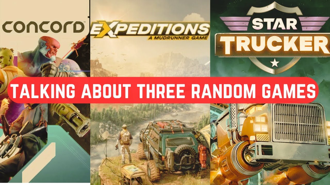 Talking About Three Random Games - YouTube
