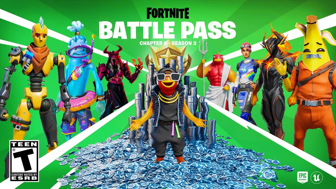 Fortnite Season 3 Battle Pass! (FULL SHOWCASE) - YouTube