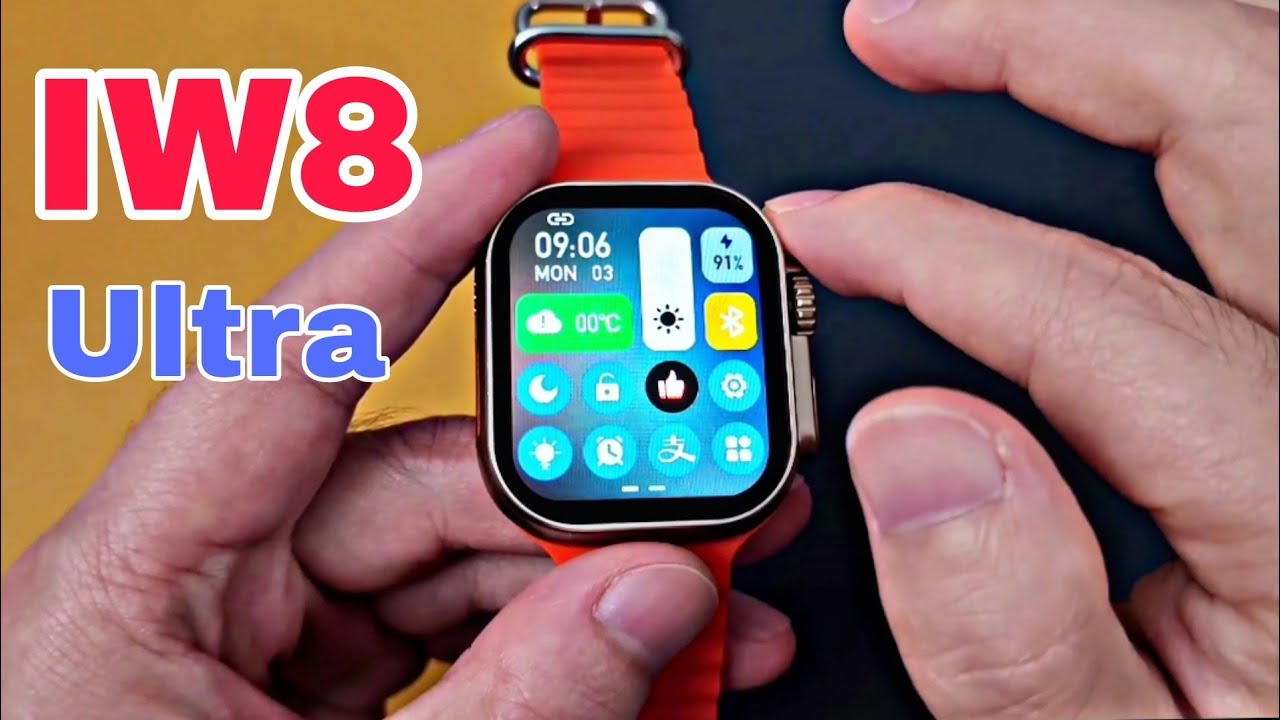 IW8 Ultra Smartwatch Unbox - Processador 8762dt, tela 2.16 polegadas ...