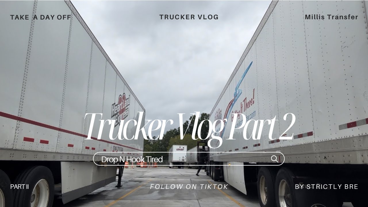 Millis Transfer Trucking Vlog Part 2 | POV Passenger Princess | DropNHook #millistransfer # ...