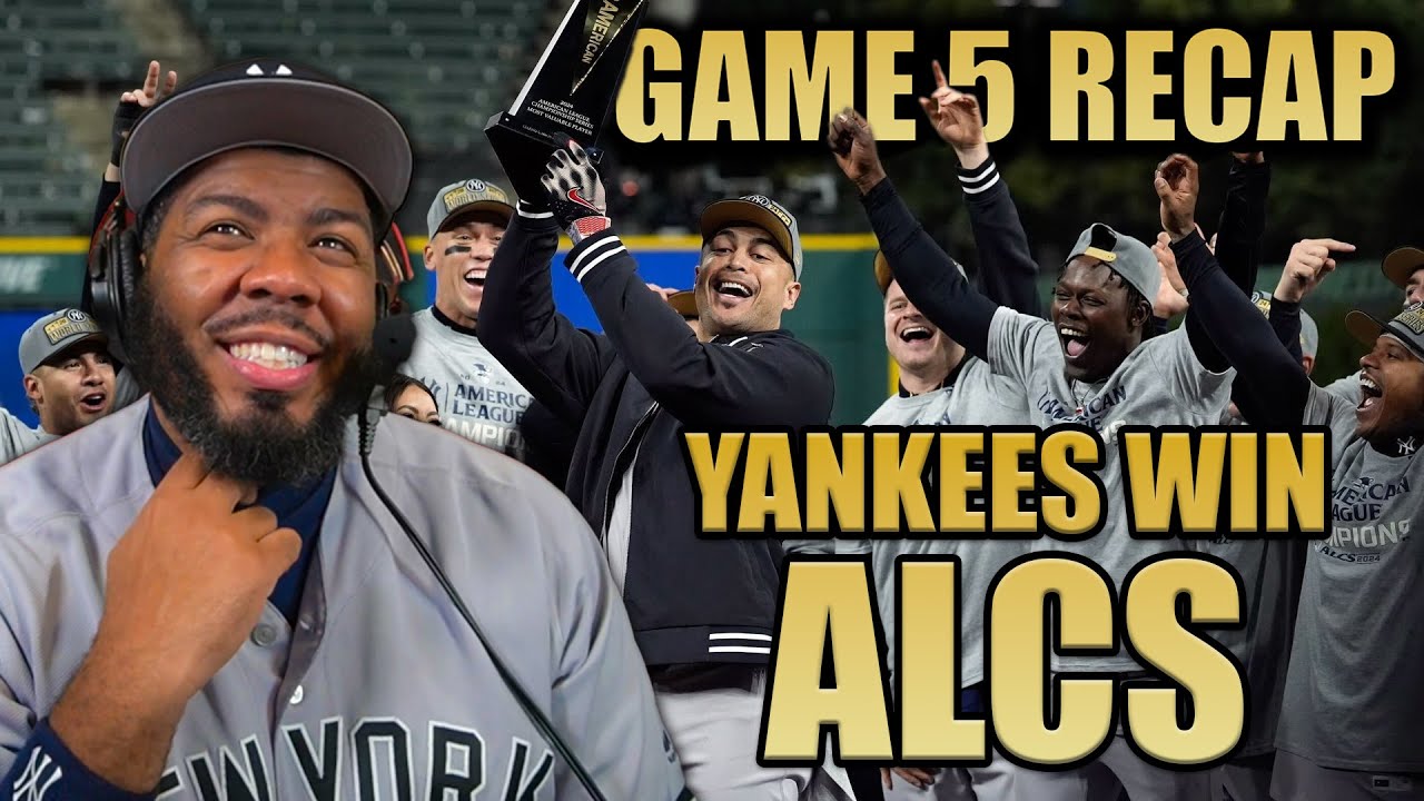 ALCS GAME 5 THE YANKEES ARE AMERICAN LEAGUE CHAMPIONS! - YouTube