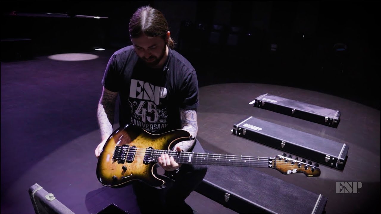 ESP Guitars: ESP E-II SN-II Live Performance Demo by Cameron Stucky, ft ...