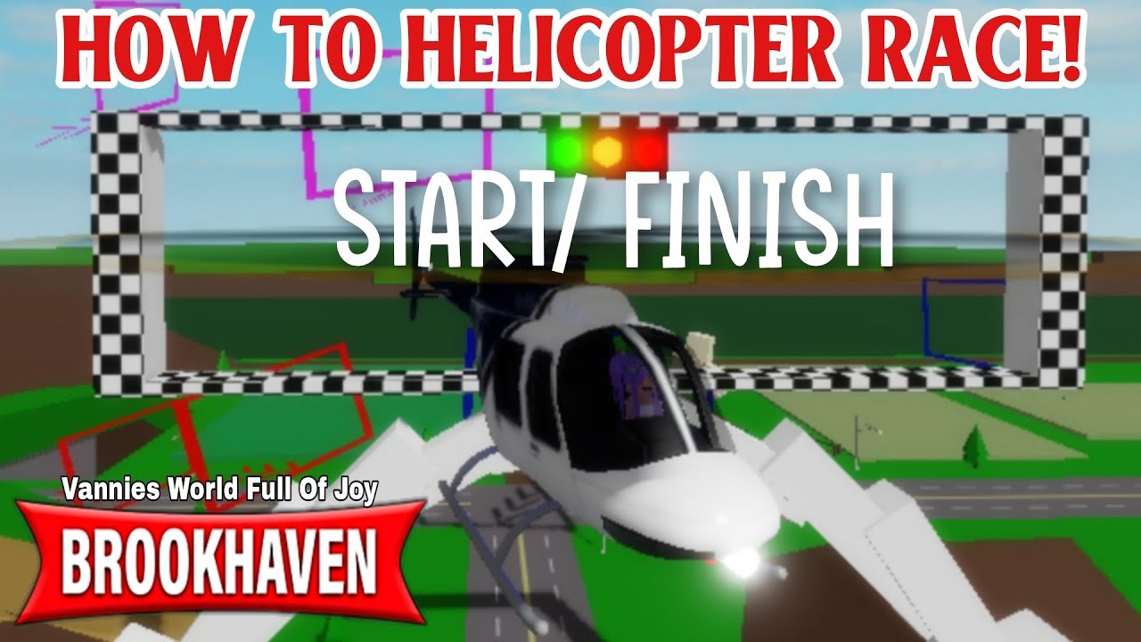 🏁🚁 HOW TO DO THE HELICOPTER RACING IN BROOKHAVEN 🏡RP || ROBLOX ...