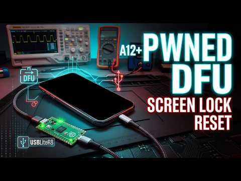 A12+ Erase Pwned DFU Screen Lock Reset | USBLiteR8 Exploit | RP2350 Pico 2 Full Guide