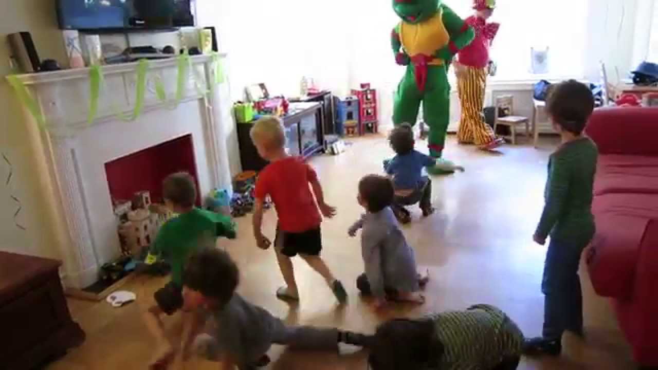 Teenage Mutant Ninja Turtle Dance Party! - YouTube