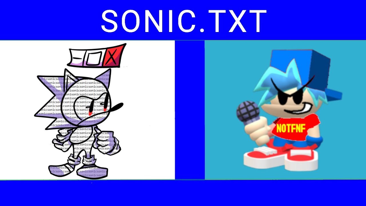 FNF Sonic Documic.TXT Mod Android - YouTube