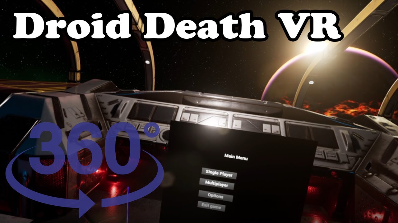 🥽 Droid Death VR - Games Captured in 360° 4K - Thorns VR - YouTube