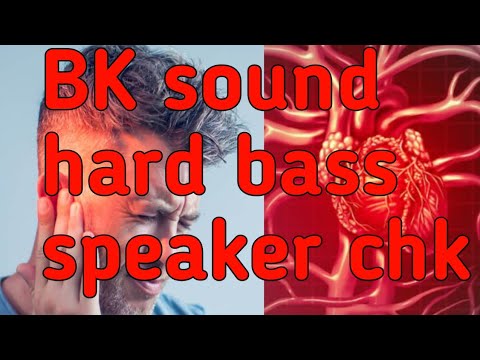#speakertest BK sound hard competition vibration bass speaker chk - YouTube