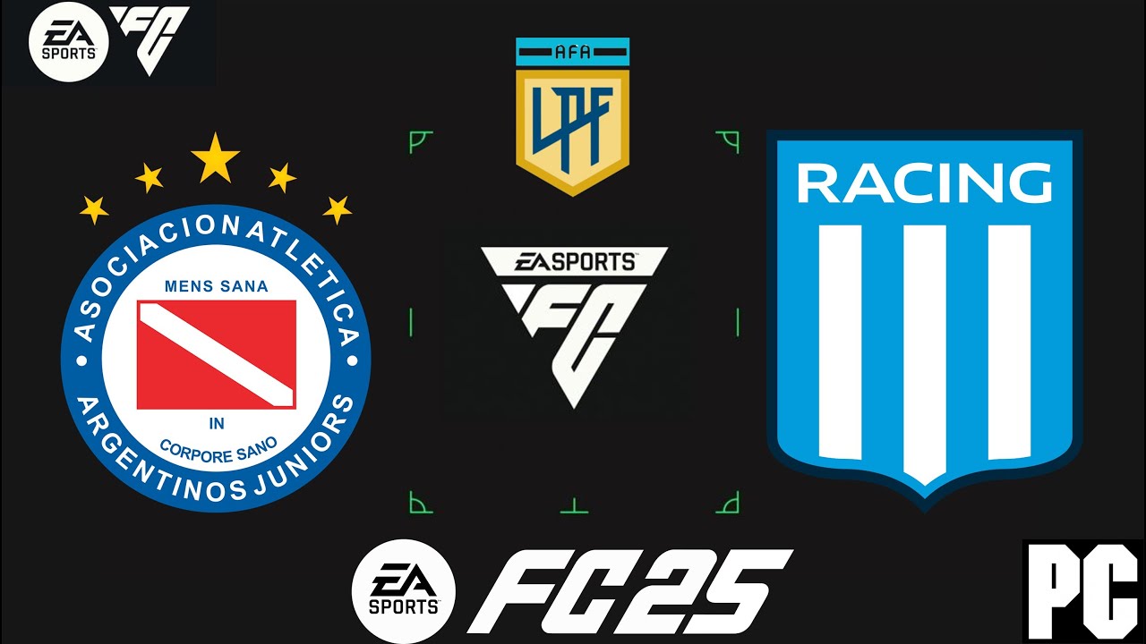 ARGENTINOS JRS VS RACING CLUB | LPF [FC 25] - YouTube