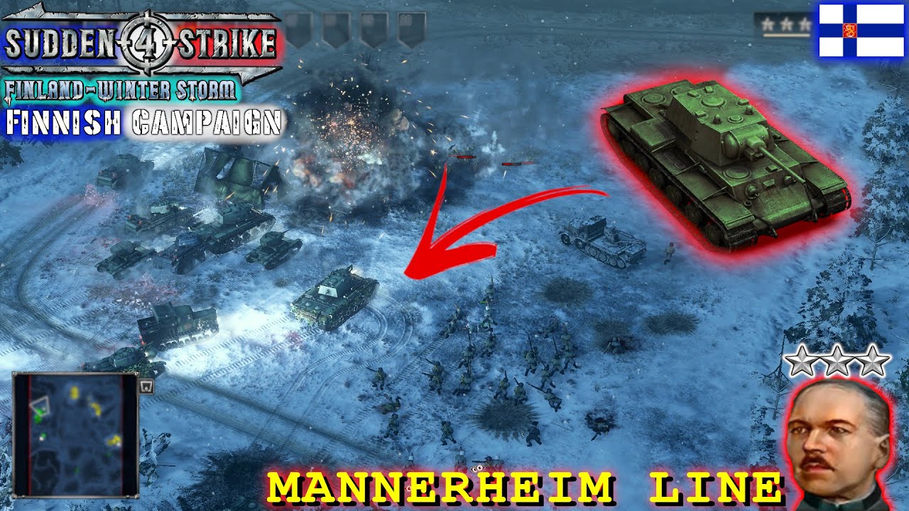 Mannerheim Line | Sudden Strike 4: Finland - Winter Storm DLC | Finnish ...
