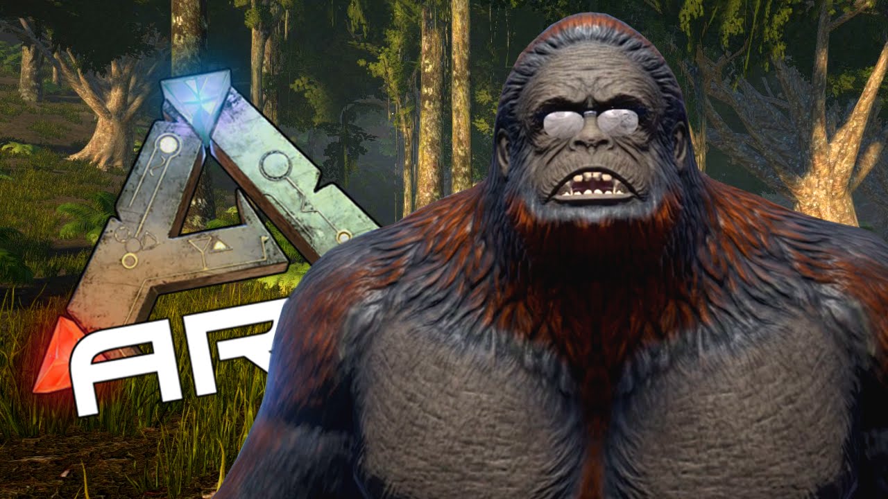 SASQUATCH - Taming Gigantopithecus / Big Foot - ARK: Survival Evolved ...